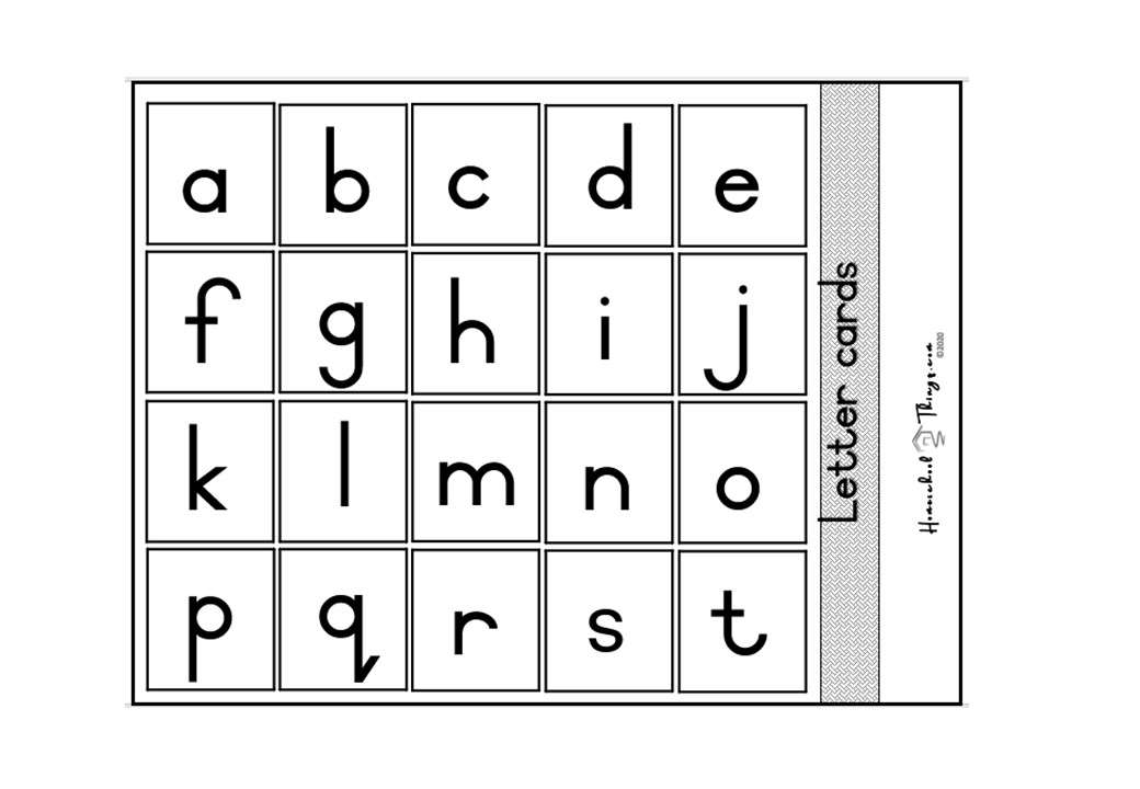 Letters, Reading and Writing Play Mats – HomeSchoolThingz- Family ...