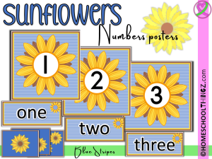 Sunflower Posters and Resources. pdf – HOMESCHOOLTHINGZ.COM- The Family ...