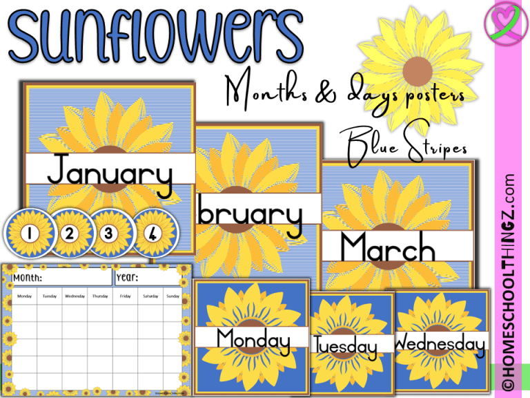 Sunflower Posters and Resources. pdf – HomeSchoolThingz- Family ...