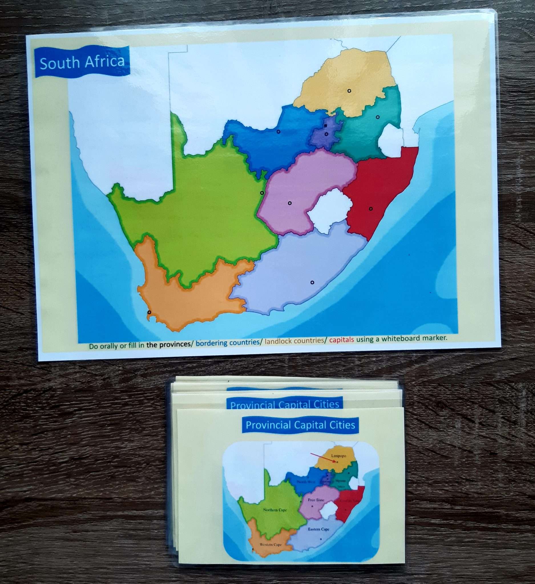 South African Geography Cards – HOMESCHOOLTHINGZ.COM- The Family ...